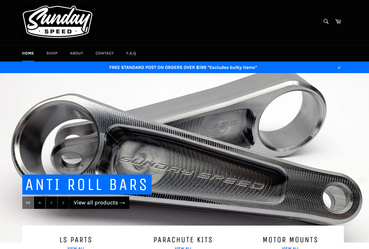 Sunday Speed - After market performance automotive components