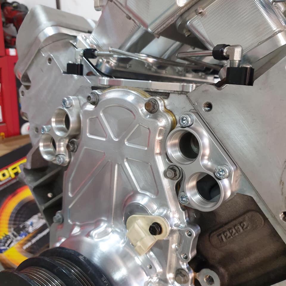 LS water inlet / outlet flanges – Sunday Speed